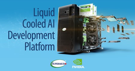敦新科技股份有限公司 新聞中心 Supermicro Liquid Cooled AI Development Platform